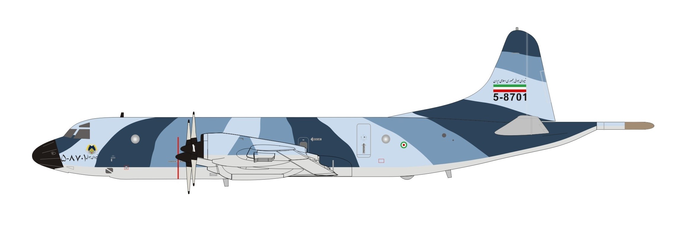 ماکت هواپیما P3F Orion Iran Air Force نیروی هوایی ایران ، ماکت هواپیما ...